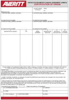 Download A Free USMCA Certificate of Origin Document | Averitt