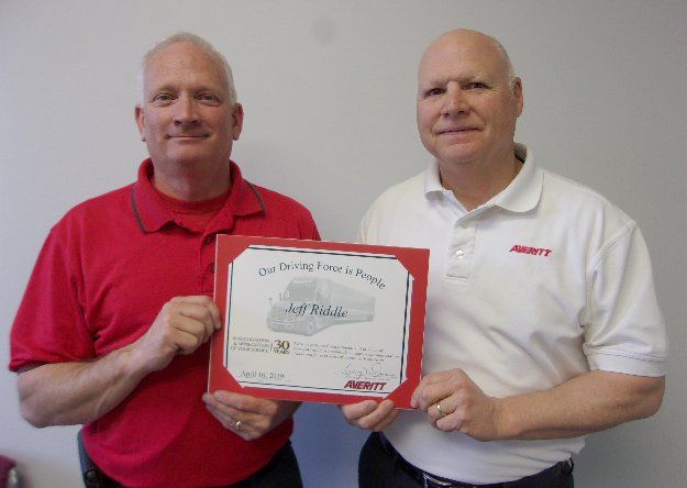 April 2019 AVERITT ASSOCIATE SERVICE & SAFETY MILESTONES