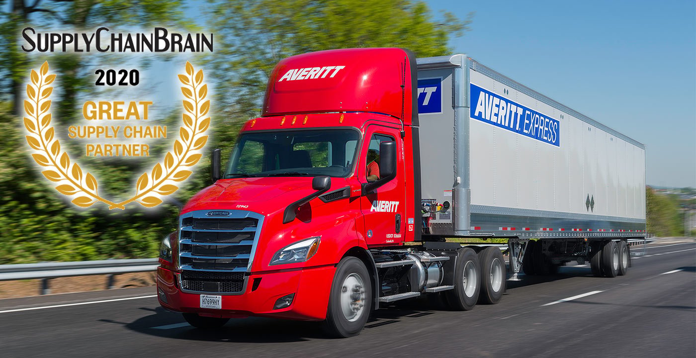 Averitt Named a Great Supply Chain Partner by Shippers