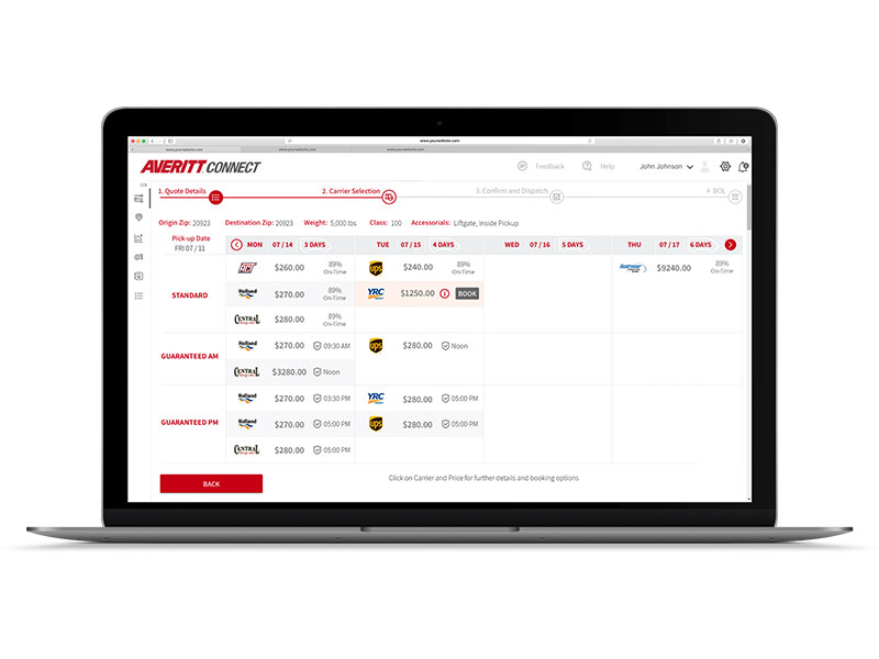 Averitt Connect | LTL Transportation Management System | Sign Up Now